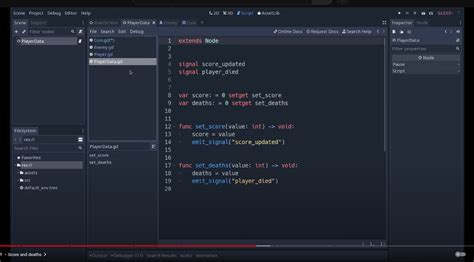 how would you write this in godot 4 following a tutorial complete