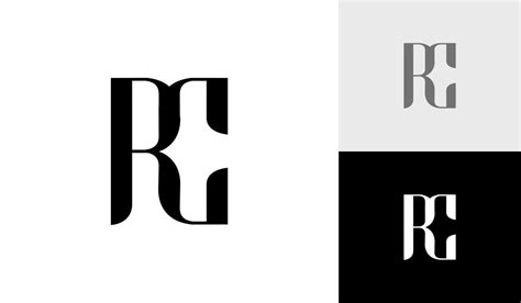 Letter Rc Initial Monogram Logo Design Vector 22415340 Vector Art At Vecteezy