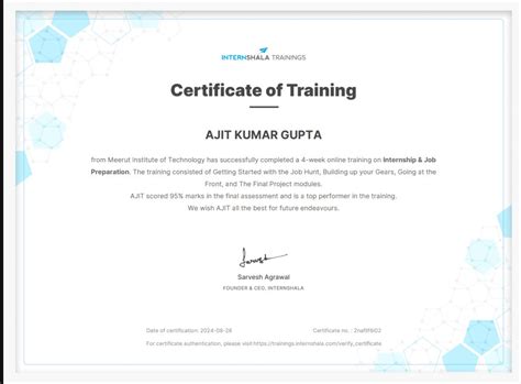 ajit kumar gupta on linkedin internshala trainings job preparation