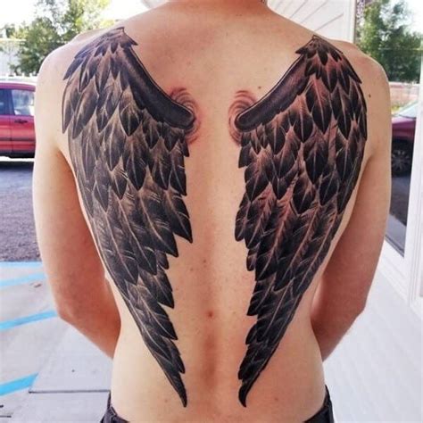 Dark Angel Wings Tattoo