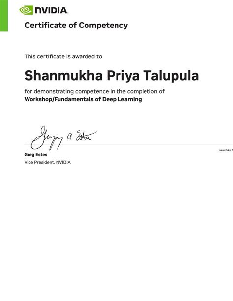 Talupula Shanmukha Priya On Linkedin Nvidia Ai Deeplearning