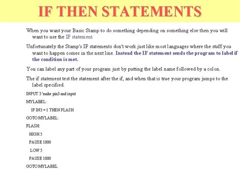 Basic Stamp Programming And Interfacing Examples BASIC Stamp