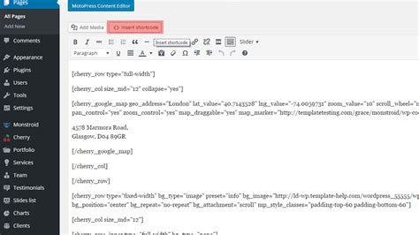 Cherryframework 4 How To Use Tabs Shortcode Template Monster Help