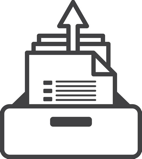 Data Upload Illustration In Minimal Style Vector Art At Vecteezy