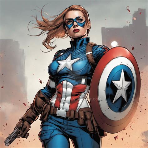 Female Captain America 2 By Rfyle119 On Deviantart