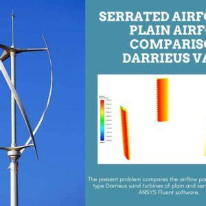 Vertical Axis Wind Turbine Training Package 8 Projects By ANSYS Fluent