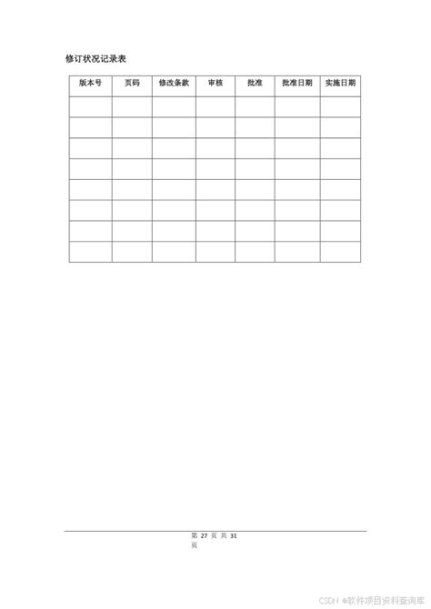 【软件开发过程管理规范】需求管理，需求分析，设计开发管理，测试管理（word）软件开发 需求管理 过程 Csdn博客