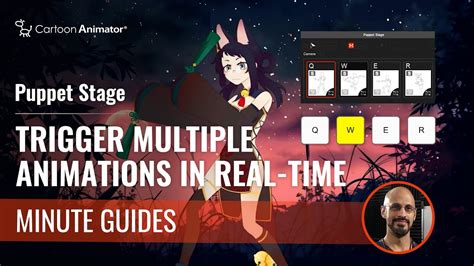 Trigger Multiple Animations In Real Time Minute Guides Cartoon Animator YouTube