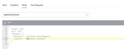 How To Append Context Data To Infobip Image Api Body Xo Platform