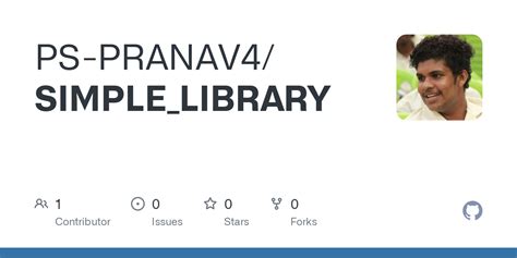 Github Ps Pranav Simple Library