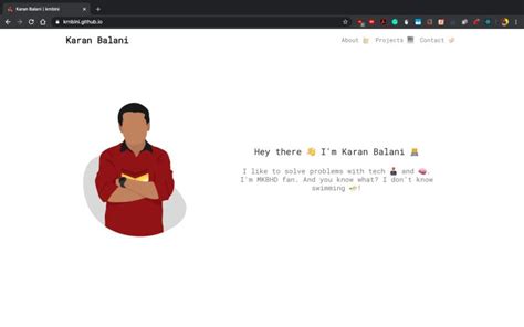 Karan Balanii 🚀 On Linkedin Portfolio Personalportfolio Webdev Reactjs Softwaredeveloper
