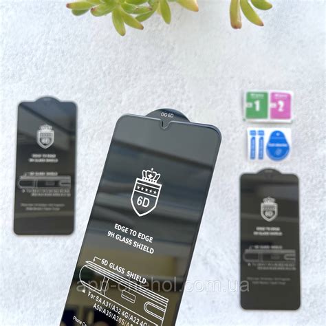 Захисне скло 6D для Samsung Galaxy A32 4G / Full Glue чорне 6д на ...