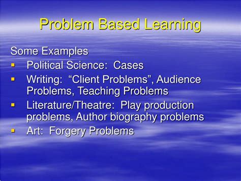 PPT Problem Based Learning PowerPoint Presentation Free Download ID