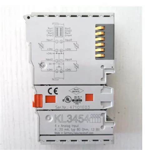 Beckhoff Kl Bus Terminal Channel Analog Input Current For Industrial At Piece In
