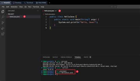 Guide Pour Les Débutants En Programmation Java Votre Premier Laboratoire Java Labex