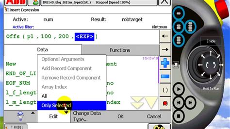 12 offset programmering abb irc5 youtube