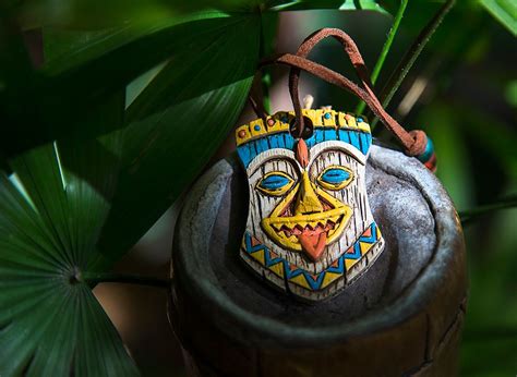 Tiki Juju Mask At Adventureland Disneyland Park