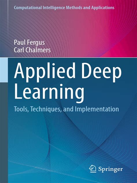applied deep learning book tools techniques and implementation pdf