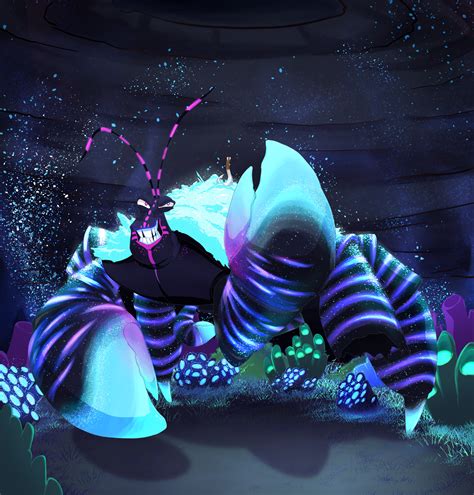 Tamatoa Is So Shiny Bioluminescent Version By Kyumiku On Deviantart