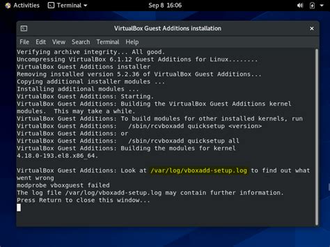 VirtualBox modprobe vboxguest failed Hatası ve Kesin Çözüm