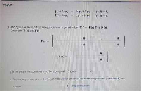 solved write the given third order linear equation as an