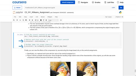 c3 w1 kmeans assignment 4 image compression with k means