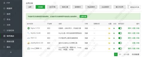 安装宝塔面板和配置服务器lnmp环境 wordpress大学
