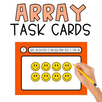 Array Task Cards Repeated Addition By Miss Kayla S Corner TPT