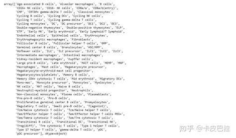 Celltypist 细胞类型的自动注释 知乎