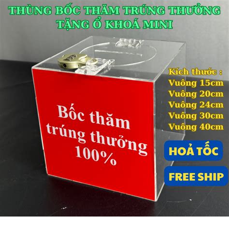 Lucky Draw Box Lucky Draw Box Lucky Draw Ballot Box Mica Ballot Box Free Digital Lock
