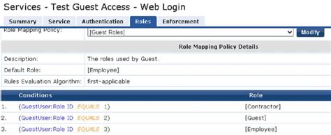 clearpass guest self registration using ad credentials security