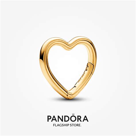 Pandora Me 14k Gold Plated Heart Openable Link Shopee Malaysia