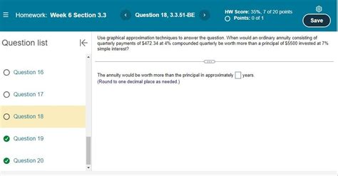 Solved Question List Use Graphical Approximation Techniques