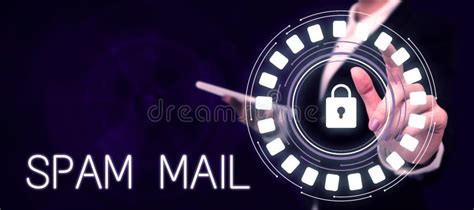 Hand Writing Sign Spam Mail Conceptual Photo Intrusive Advertising