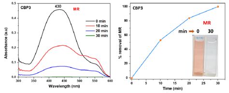 Uv Vis Absorption Spectra Of Aqueous Solution Of Mr In The Presence