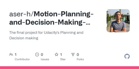 GitHub Aser H Motion Planning And Decision Making For Autonomous Vehicles The Final Project