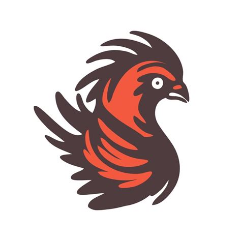 Premium Vector Cute Angry Chicken Rooster Logo Mascot Icon
