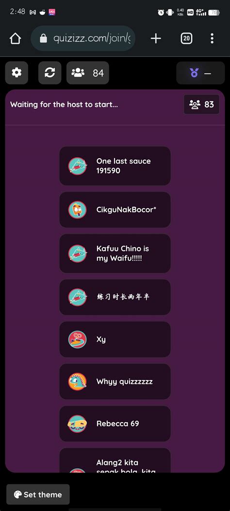 Quizz During My Lecture Class💀 R Bolehland