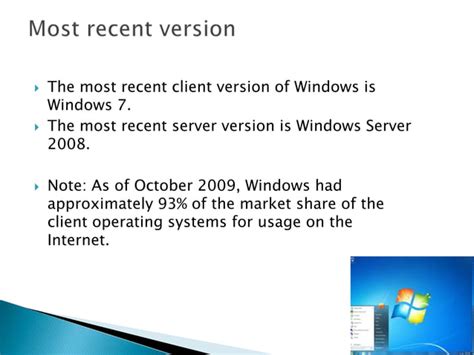 Presentation Introduction To Windows Pptx Operating Systems