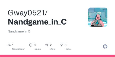 Github Gway0521nandgameinc Nandgame In C