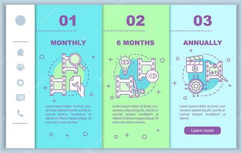 Premium Vector Video Editor Subscription Onboarding Mobile Web Pages Vector Template