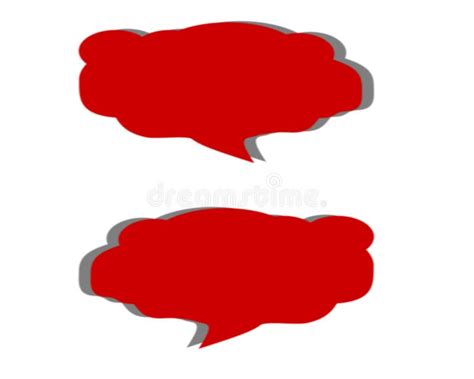 Set Of Speech Message Bubbles Chat Boxes Message Boxes Cartoon Sketch