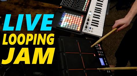 My First Ableton Live Looping Jam Youtube