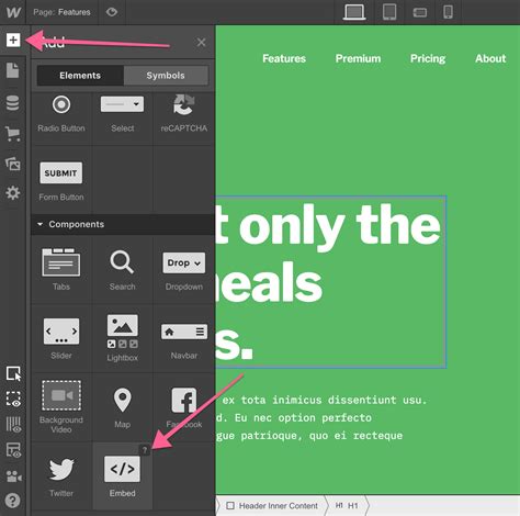 how to add a member link embed to webflow memberspace help docs