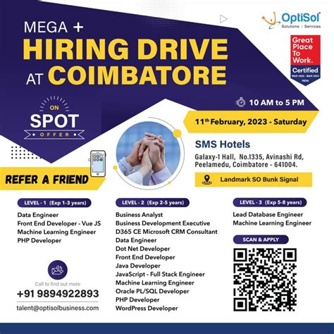 suresh babu karuppiah on linkedin we are hiring at our cbe location