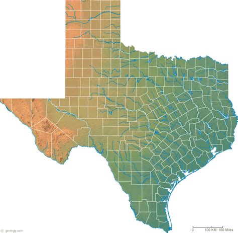 Map Of Texas