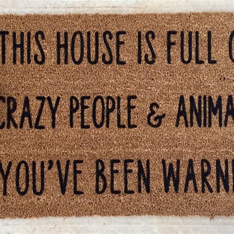 Funny Doormat Etsy