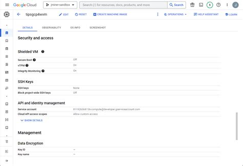 deploy and secure a sql server instance on gcp managed service