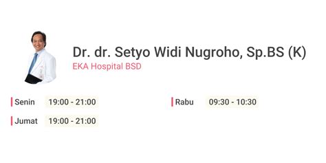 Dr Dr Setyo Widi Nugroho Sp Bs K