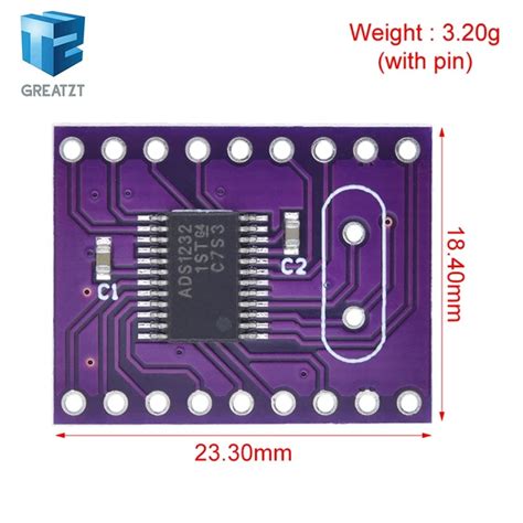 Interfacing Ads1232 High Precision 24 Bit Adc With Arduino 43 Off